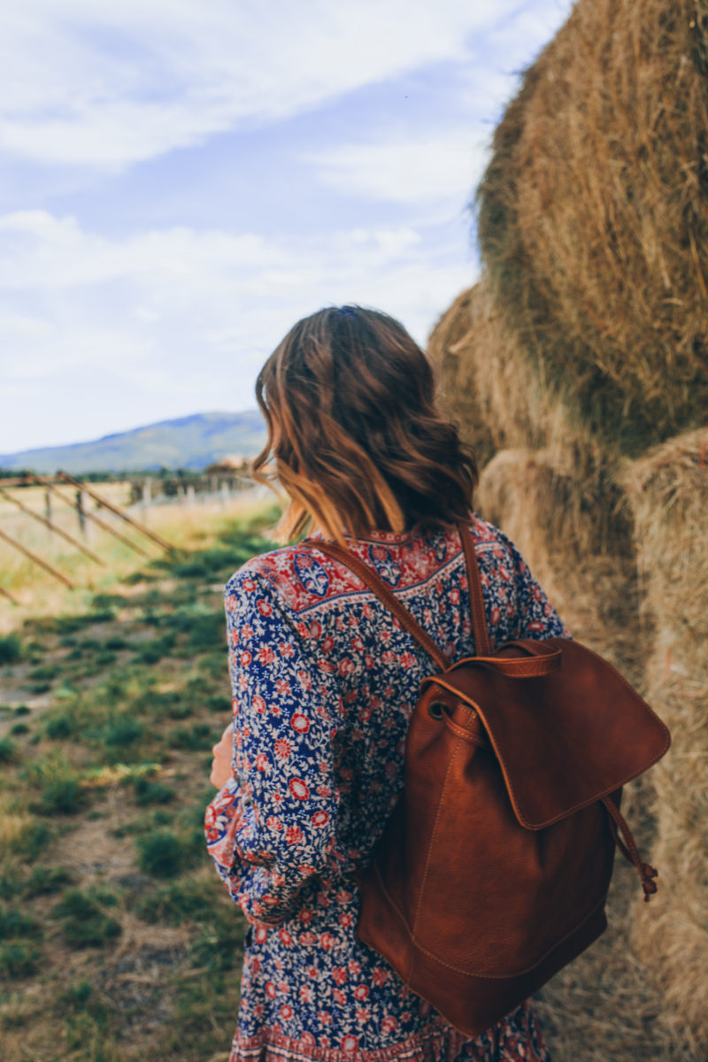 Leather Backpack + Boho Dress-8 - Wanderlust Out West